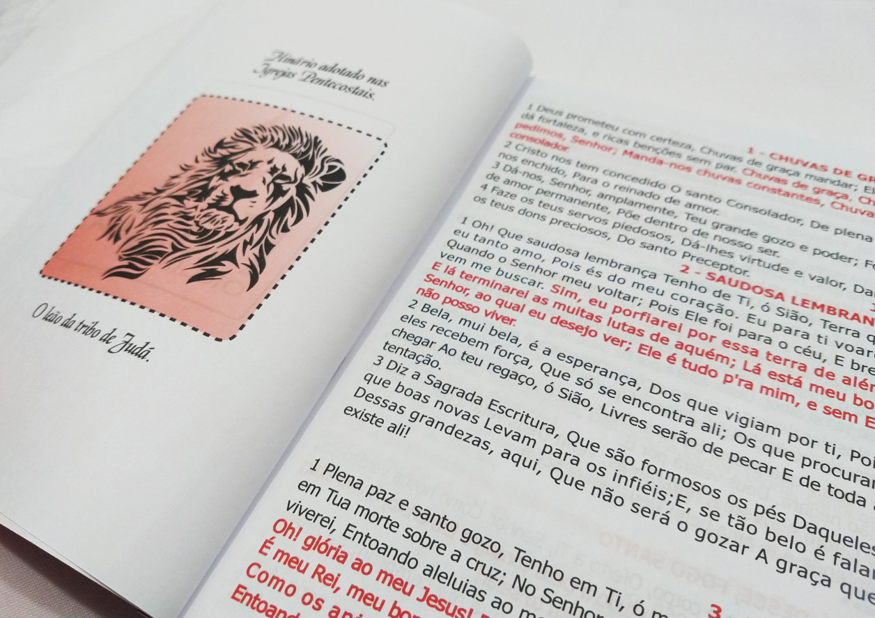Harpa Crista Original 640 Hinos Completa com capa plástico - LOJA MELODIA